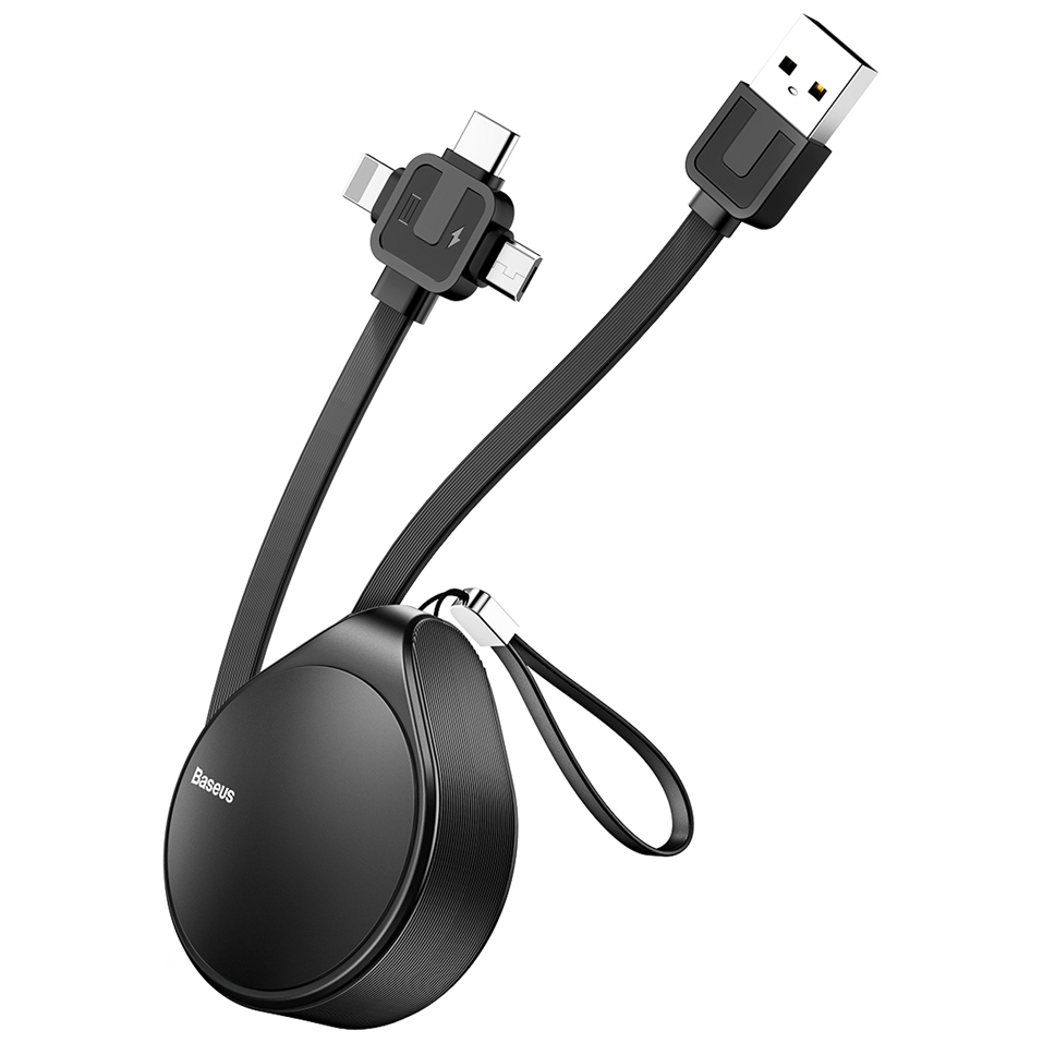 Baseus Retractable Type-C / Lightning / Micro USB Charging Cable Baseus Retractable Type-C / Lightning / Micro USB Charging Cable